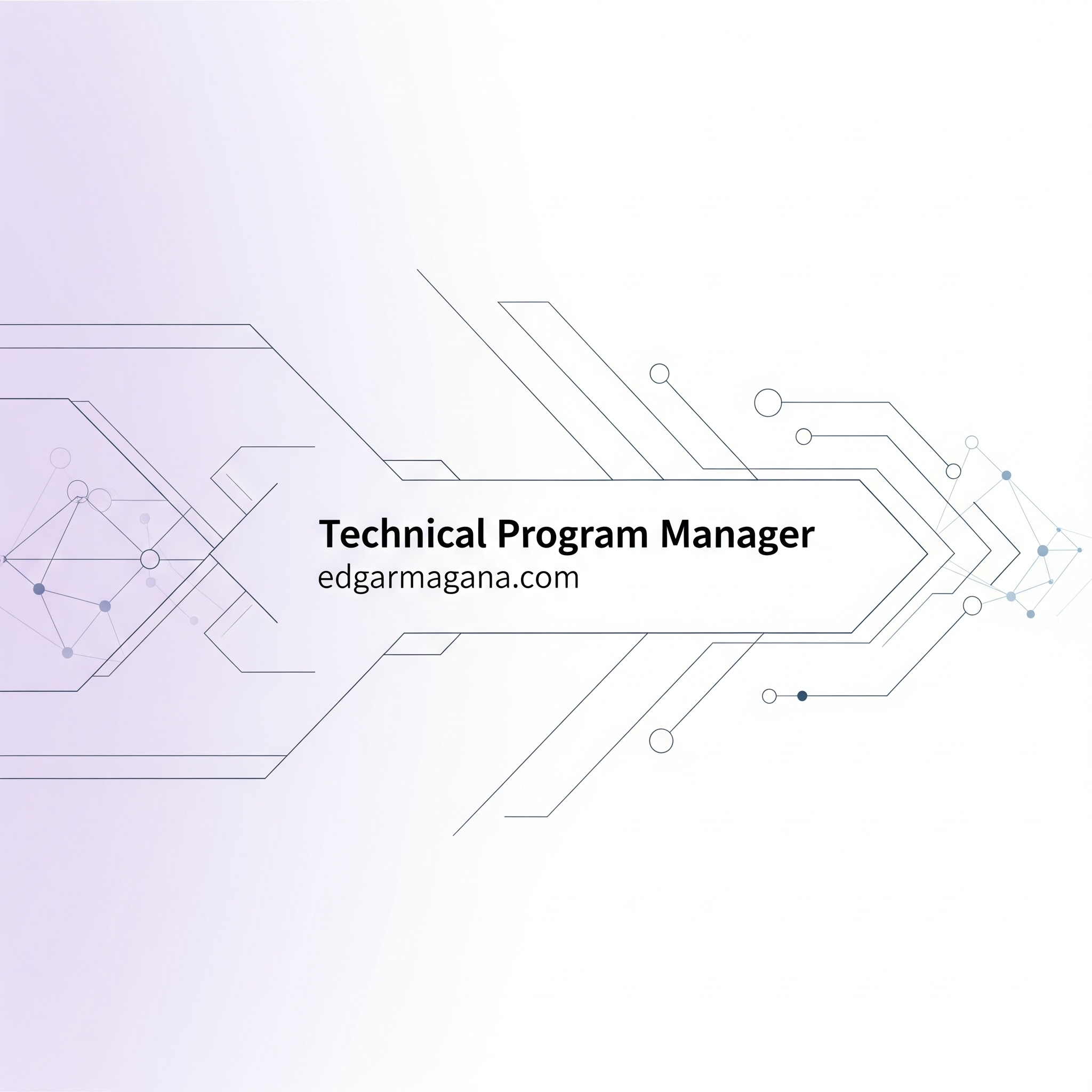 Edgar Magaña's Project Management and Technical Portfolio
